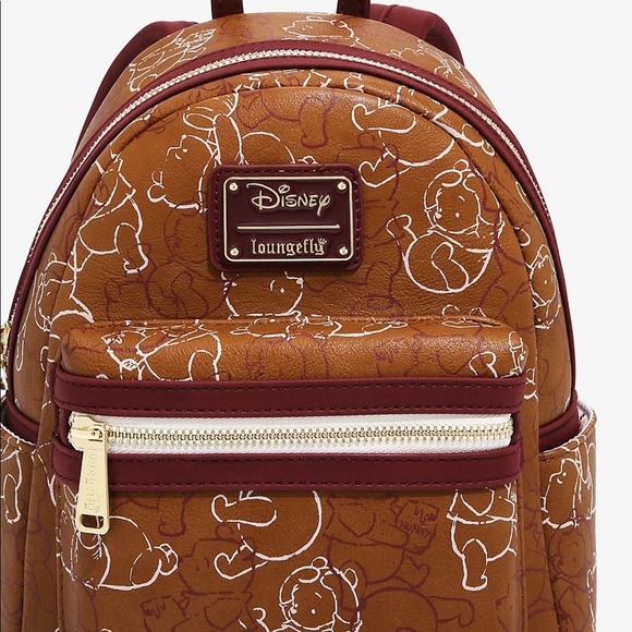 Loungefly | Bags | Nwt Le Loungefly Brown Pooh Backpack | Poshmark